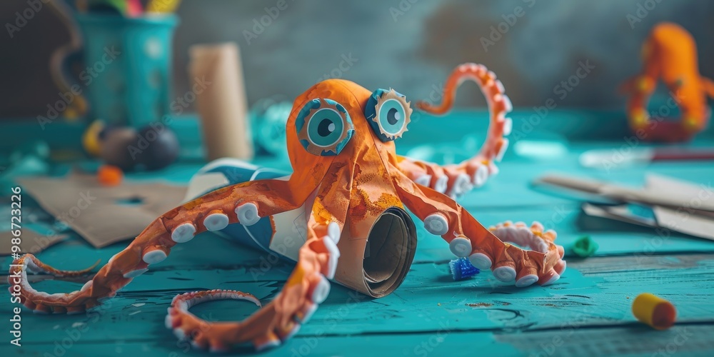 Kids' Craft Workshop: How to Make an Octopus from a Toilet Paper Roll ...