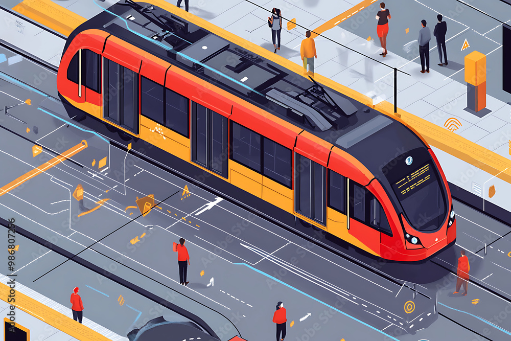 Roadmap visualizing Ai driven route optimization public transportation ...