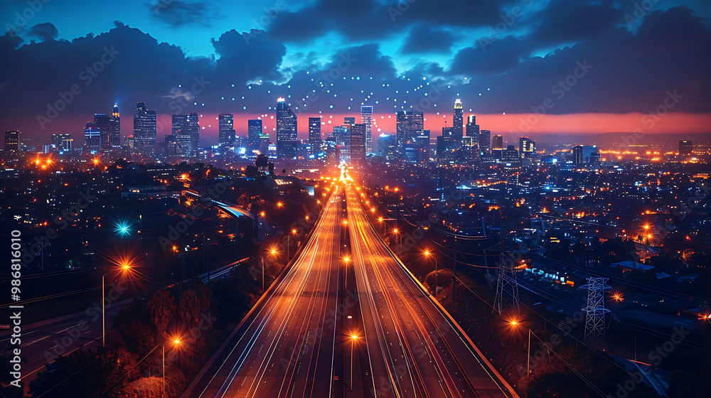 Smart grid integration AI in renewable energy visualized in a collage ...