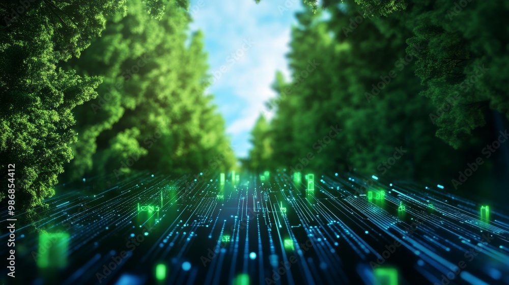 AI-powered environmental monitoring system, a bridge between nature and ...