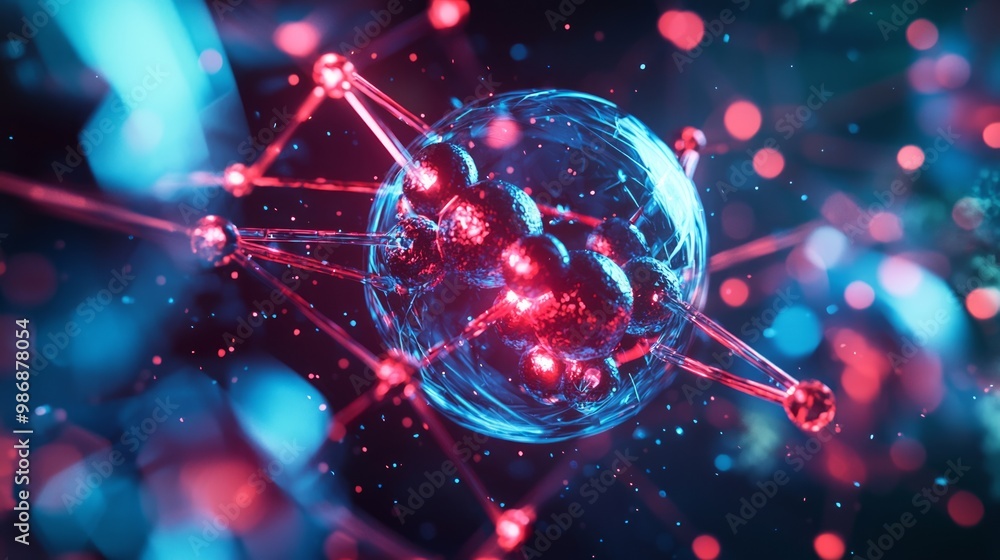 Illuminating Nuclear Fission: Step-by-Step 3D Diagram with Dynamic ...