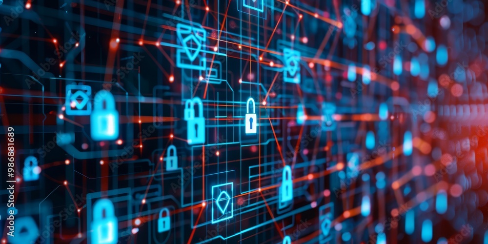 Detailed visual representation of cybersecurity frameworks and ...