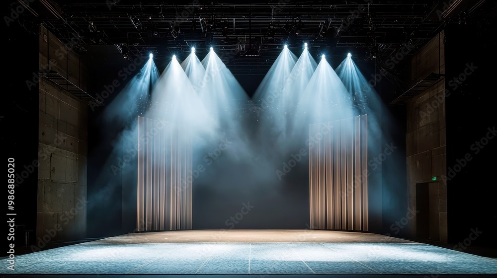 Dynamic Stage Lighting for Contemporary Dance, featuring vibrant ...