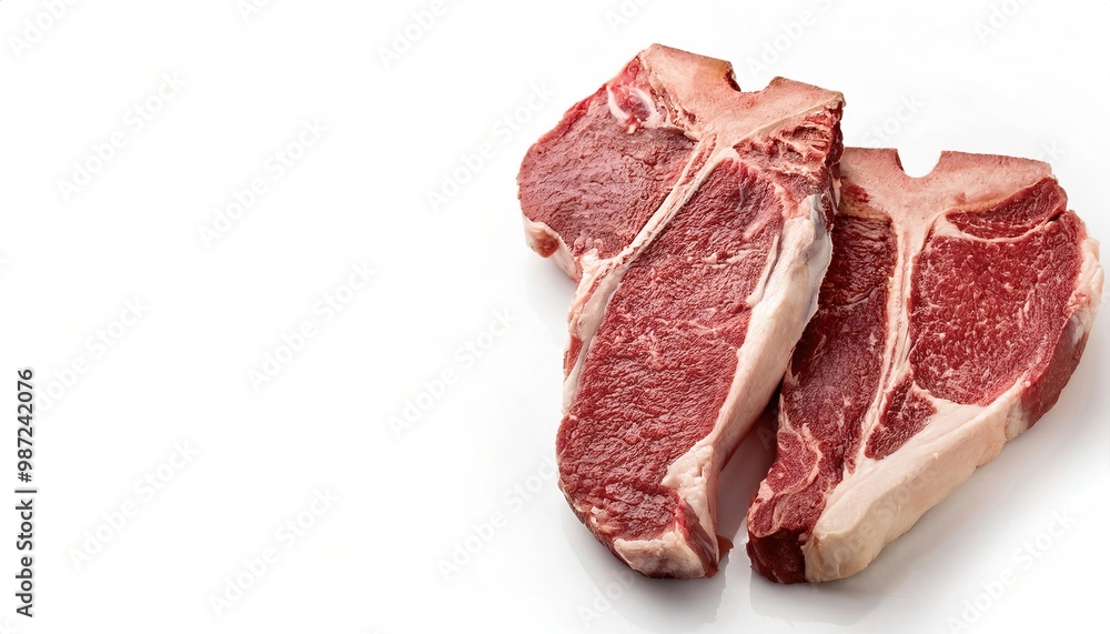 T bone and porterhouse are steaks of beef cut from the short loin often ...