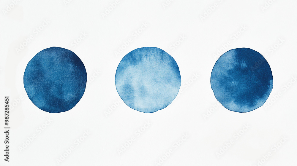 Three aligned dots in a vertical line, each in a different shade of ...
