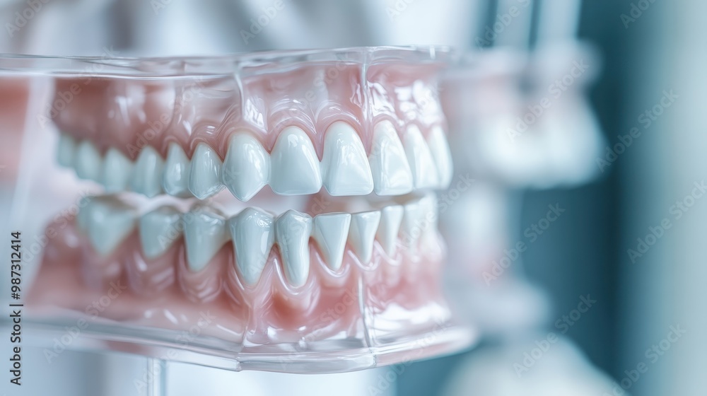 The image features clear, detailed models of human upper and lower ...