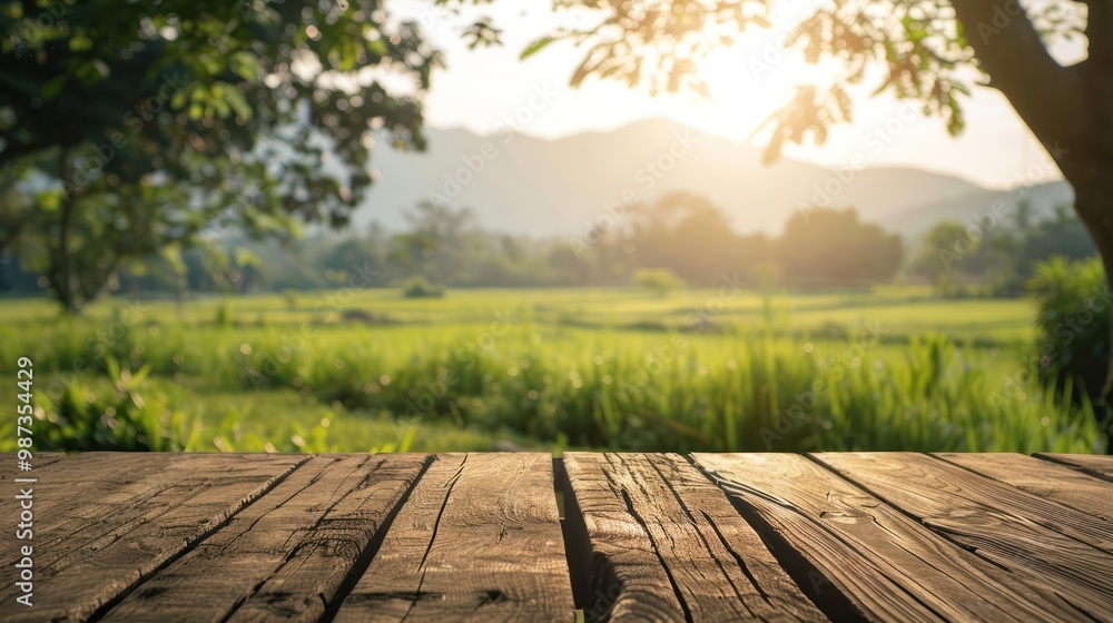Tree Table wood Podium in farm display for food perfume and other ...