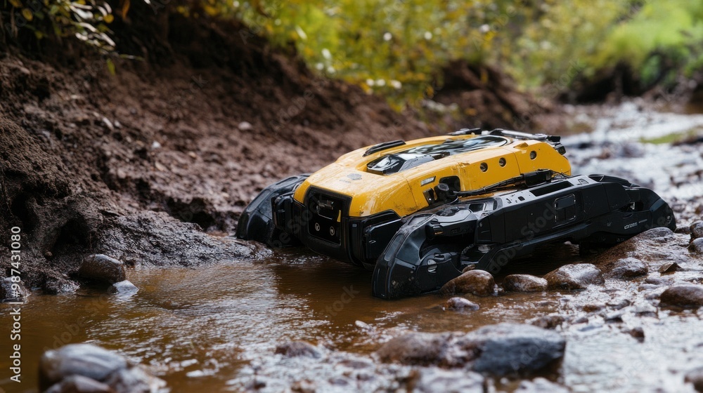 Autonomous Robots Equipped With Ai Working In Harsh Environments Like