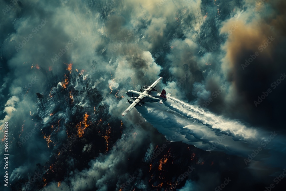 High-altitude rescue mission employs large firefighting aircraft ...