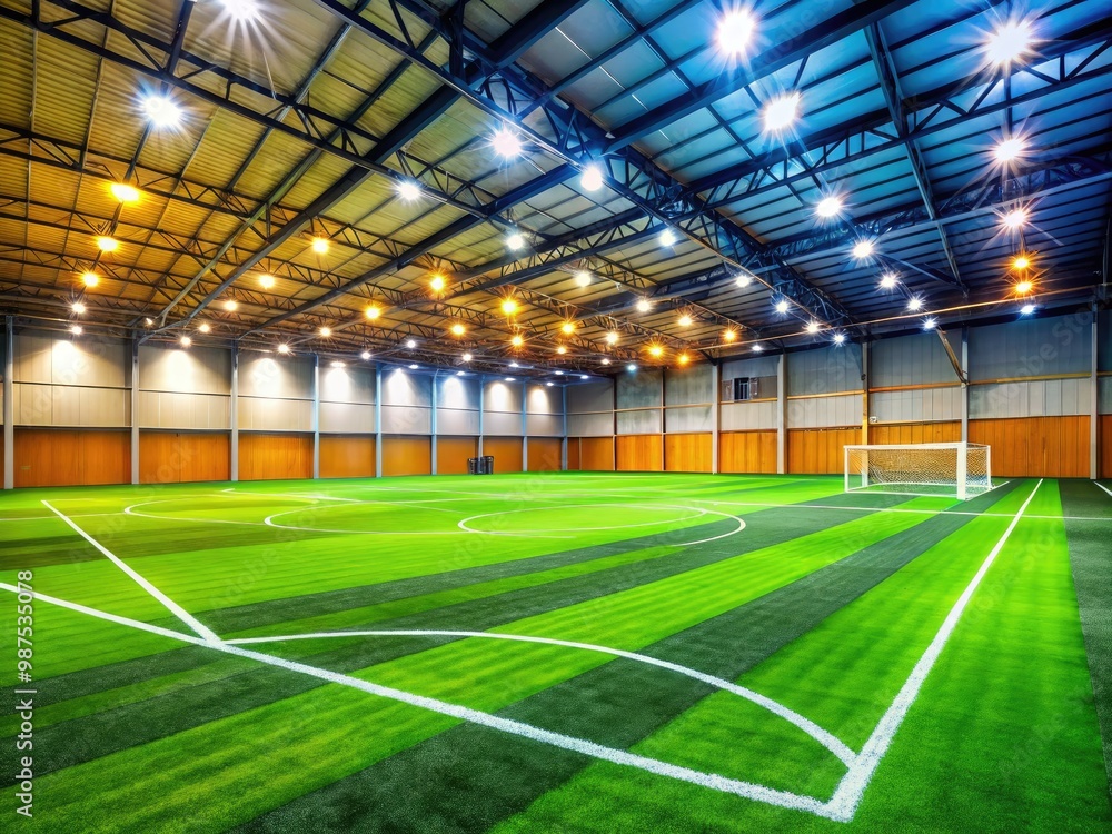 Experience recreational sports in indoor soccer fields equipped with ...