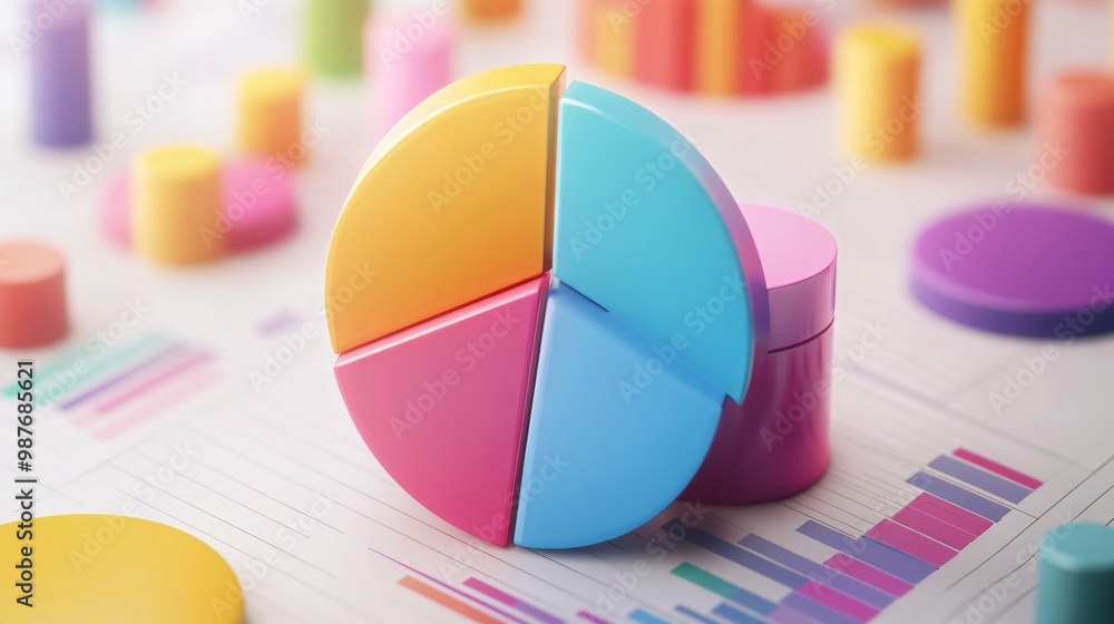 Analyzing Market Segmentation with Pie Charts and Demographic Icons ...