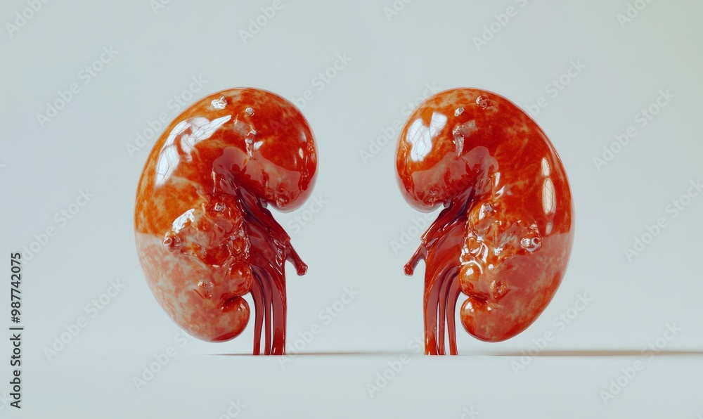 Kidney 3D image, Kidney Day, World Kidney Day, Healthcare, Medical ...