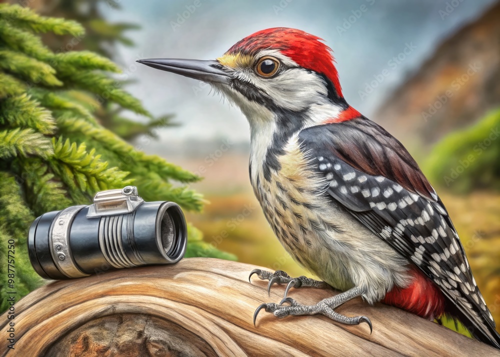 Step-by-step guide on how to draw a realistic woodpecker for art and ...