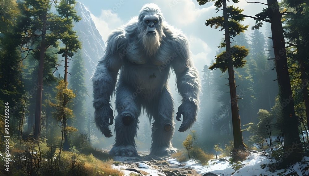 Mysterious ancient forest filled with legends of Bigfoot and Yeti ...