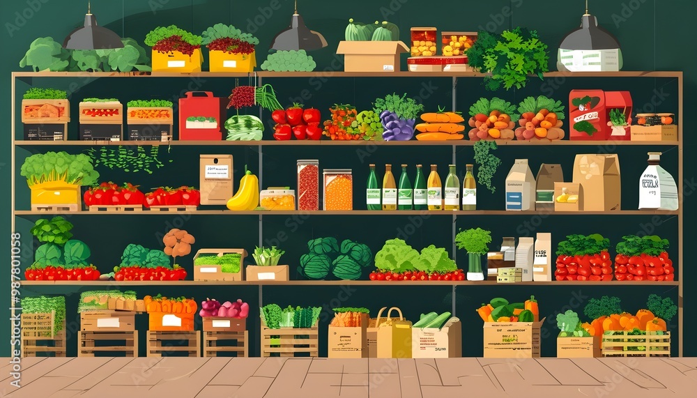 Wholesale Grocery Warehouse: A Hub for Vegetable Distribution, Market ...
