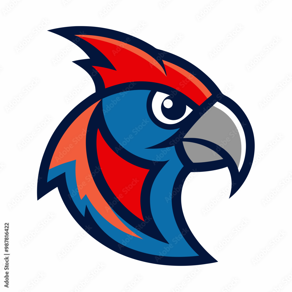 Parrot Mascot Logo Vector Illustration | SVG Files for Cricut ...