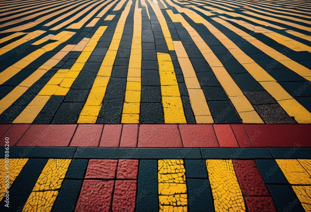 comprehensive examination various pavement textures patterns featuring ...