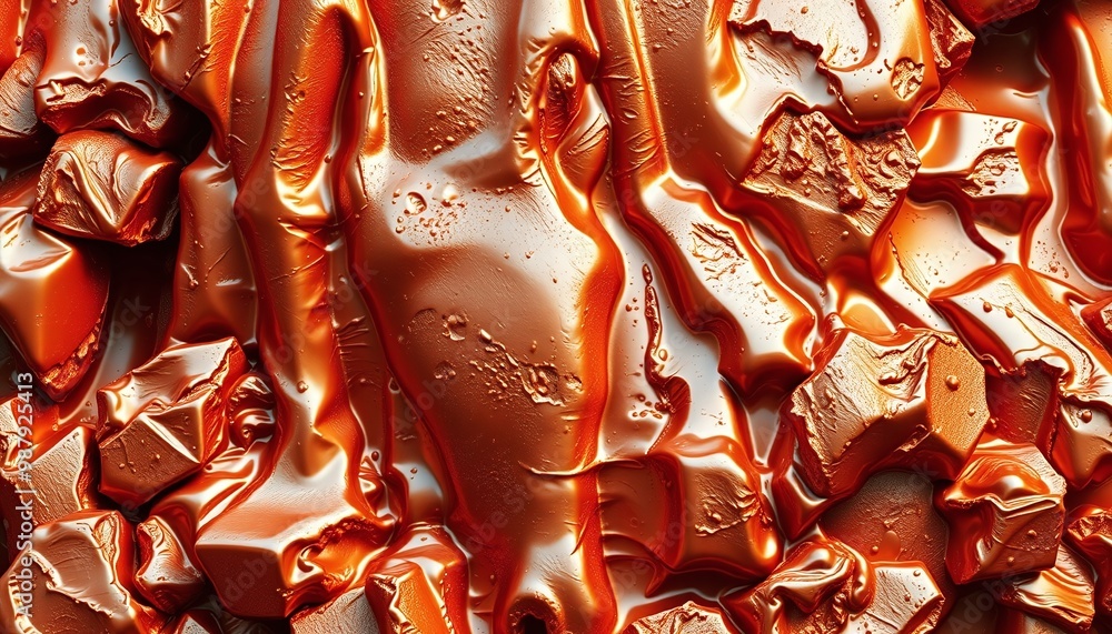 Jagged molten metal design with rough glossy texture for creative ...