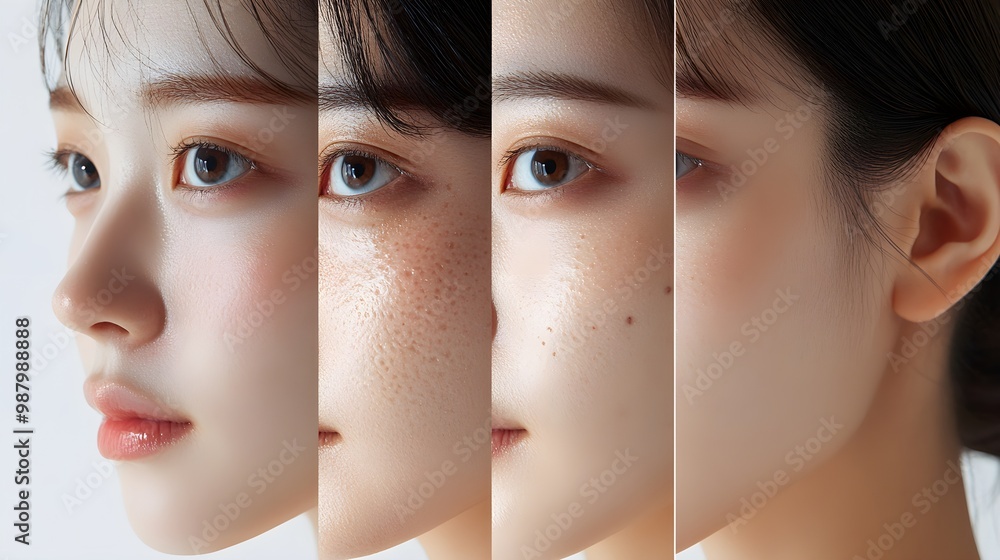 Visual guide to blackhead treatment steps, featuring skin ...