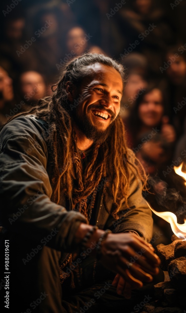 Nordic saga - portrait viking lifestyle, depicting the fearless spirit ...