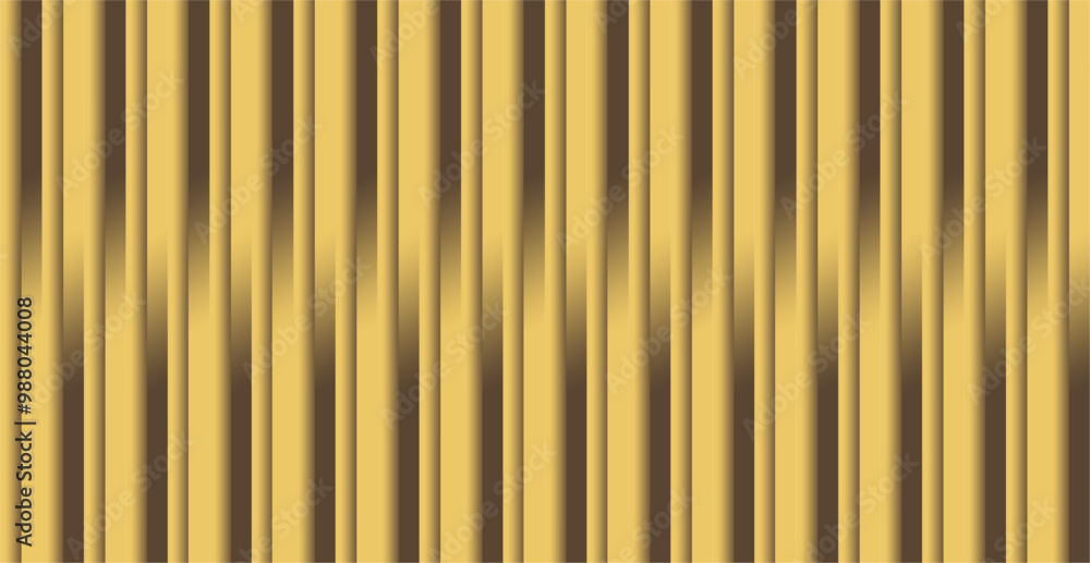 The composition of vertical lines with gold gradient colors arranged ...