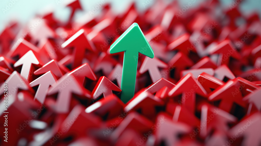 Business Chart, Bar Graph, With A Gradual Increase From Left To Right ...