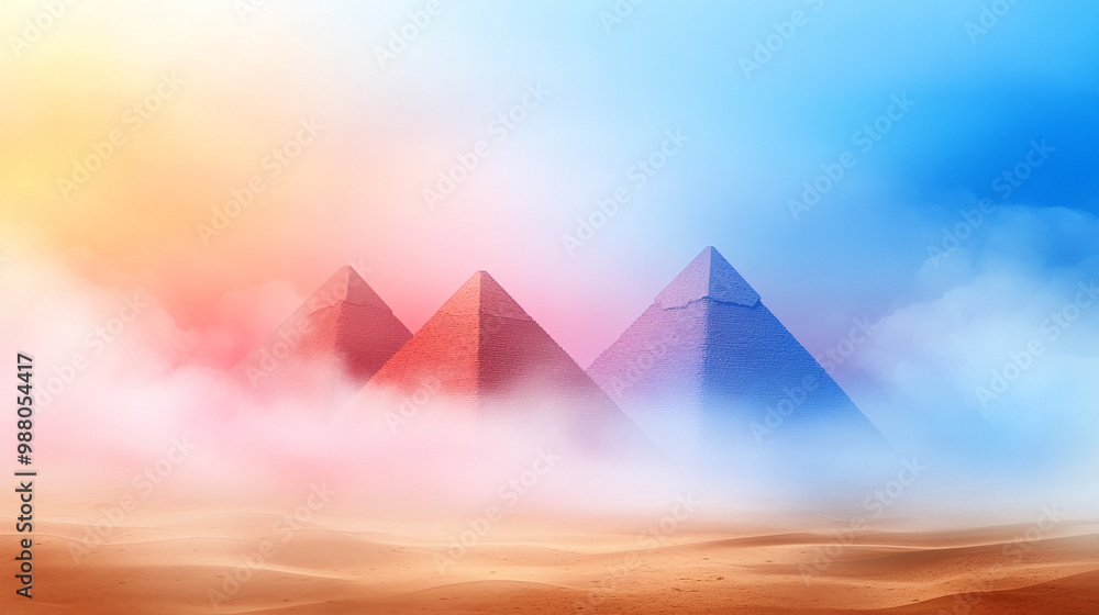 Egyptian pyramids, symbolizing the timeless connection between ancient ...