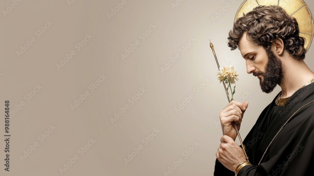 St. Joseph's Day portrait: capturing essence of Joseph, father of Jesus ...