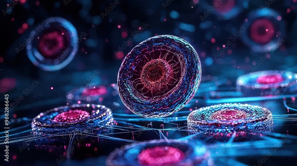 Phases of Mitotic Cell Division Process Stock Illustration | Adobe Stock