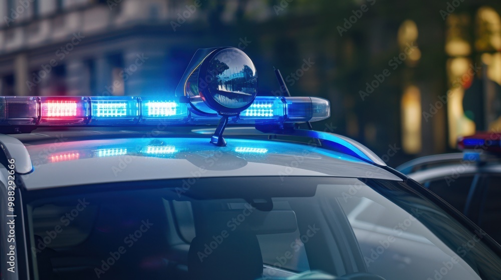 Patrol Vehicles: Police cars fitted with radios, lights, sirens, and ...