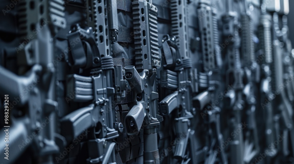 Armory: A restricted storage area for weapons and gear, including ...