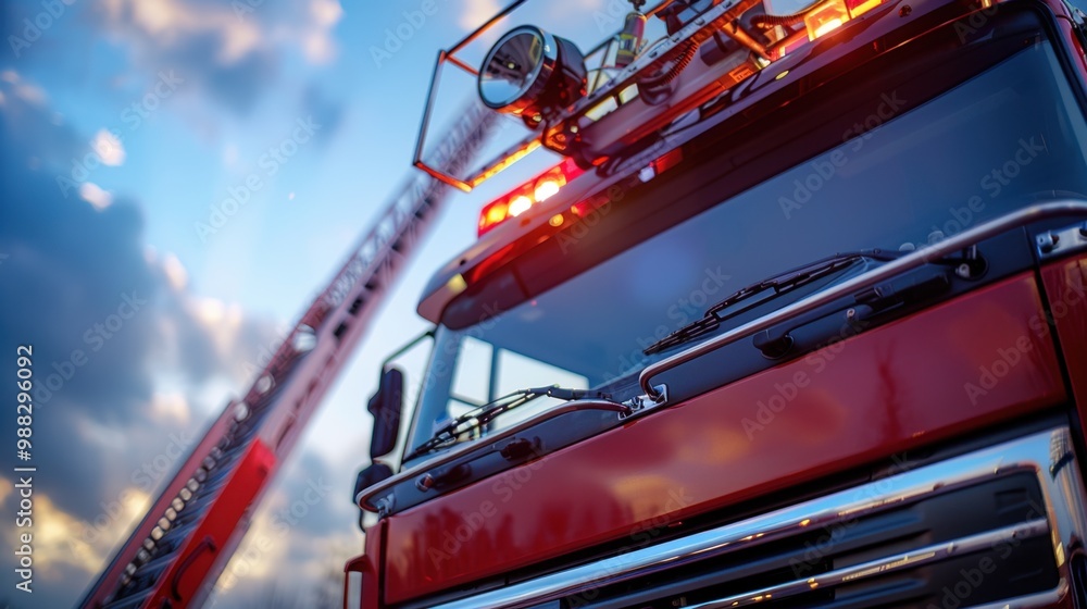 Ladder Truck: Designed for high-access emergencies, this fire truck ...