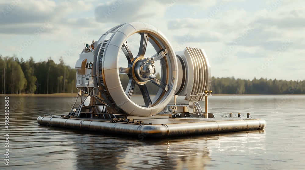 Floating hydropower generator with advanced design, clean energy ...