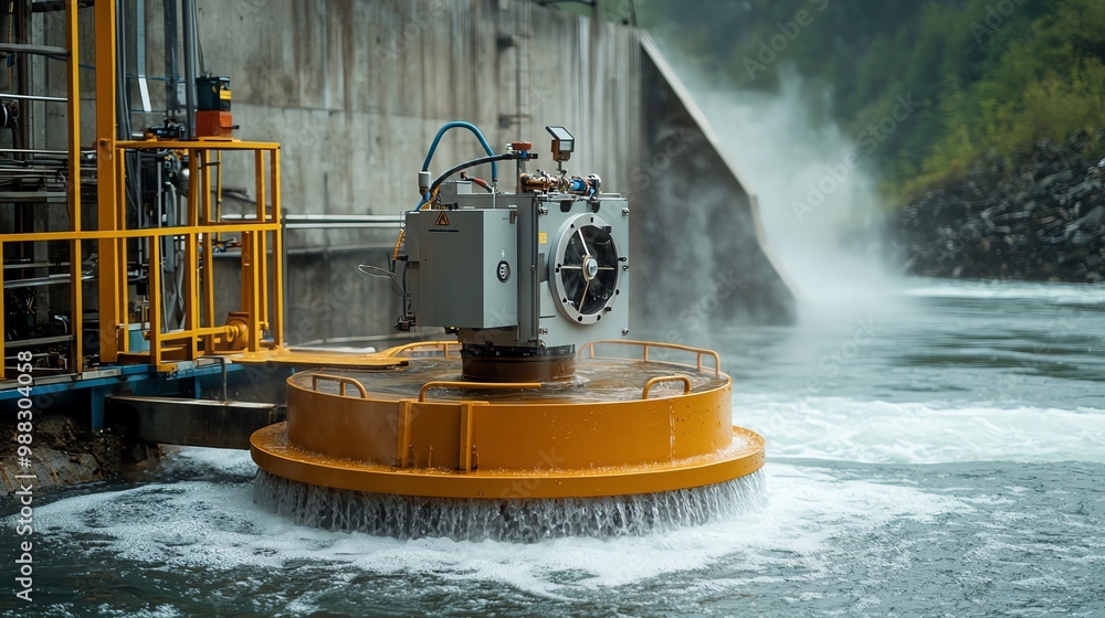 Floating hydropower generator with advanced design, clean energy ...