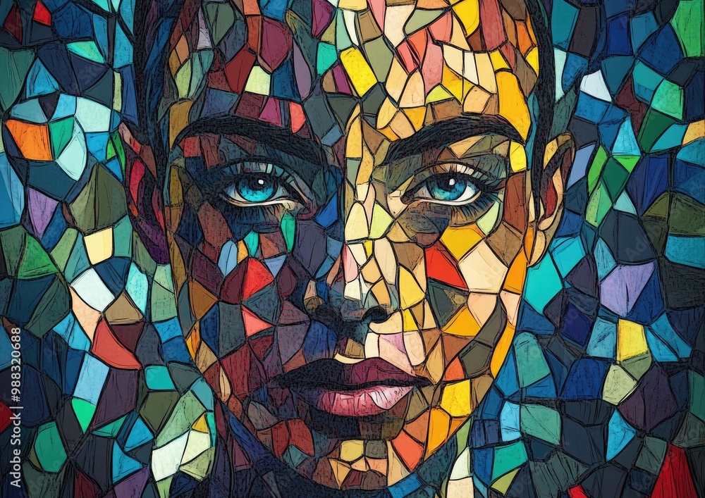 Line art illustration from the Unity of Fragmented World series ...