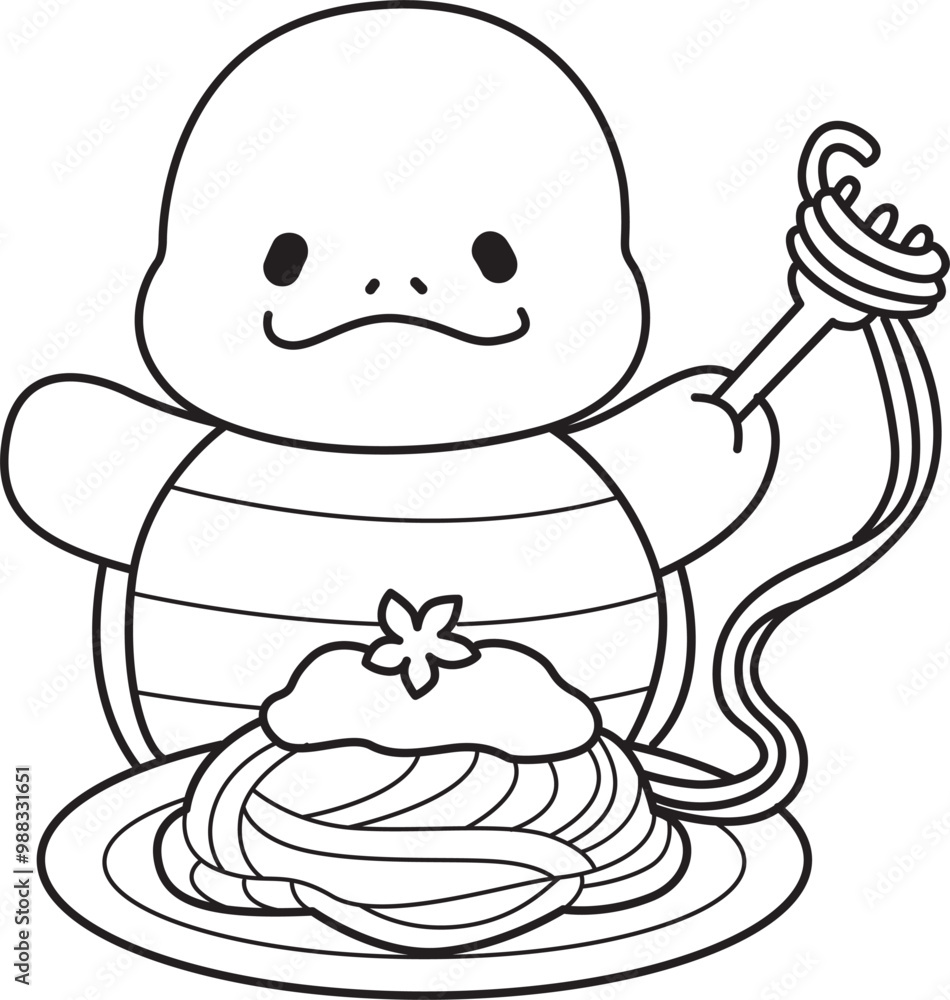 Free printable cute turtle for kindergarten. Preschool outline ...