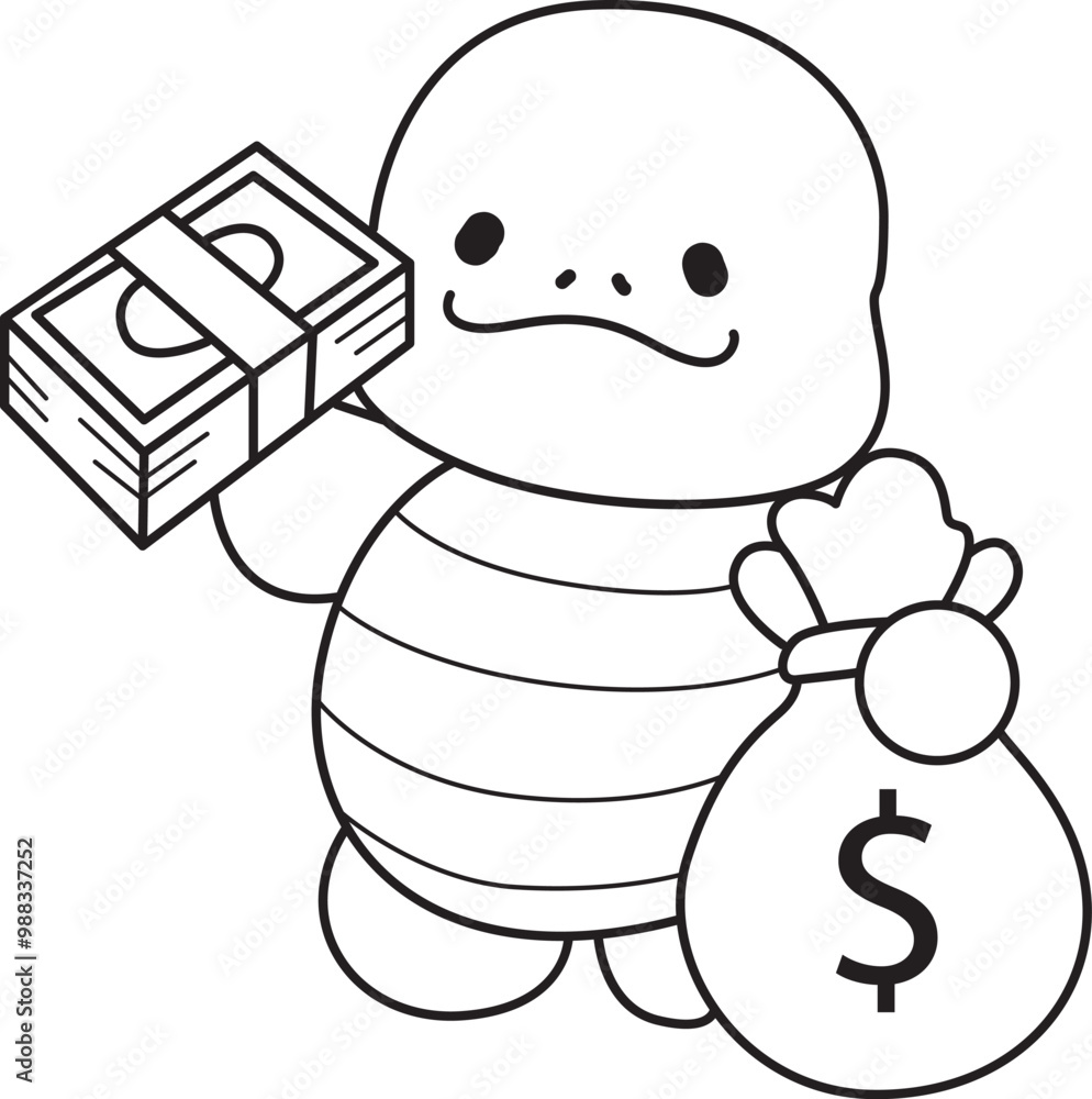 Free printable cute turtle for kindergarten. Preschool outline ...