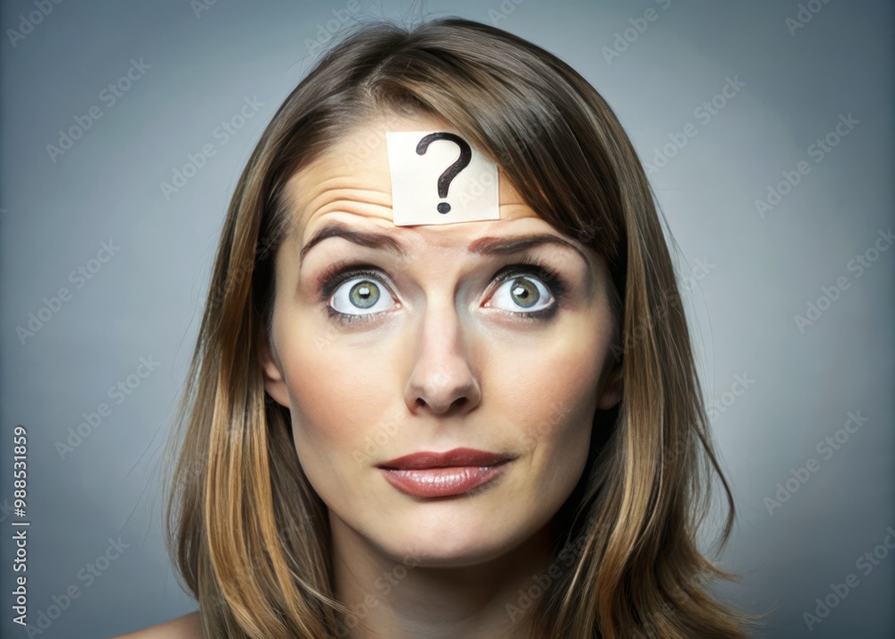 The woman's face was a map of confusion, a question mark scrawled ...