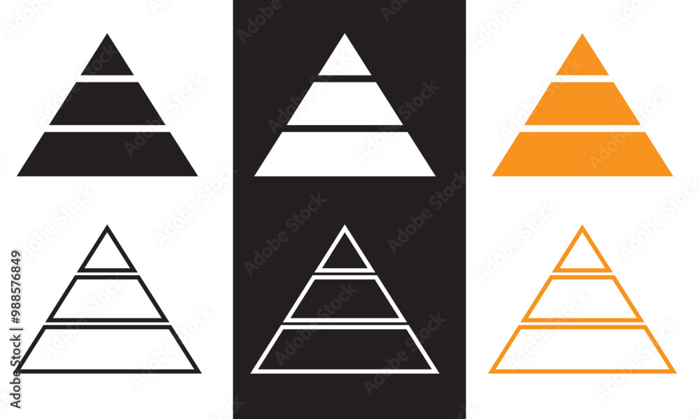 Levels icon vector sign and symbol . Levels logo concept. Isolated on ...