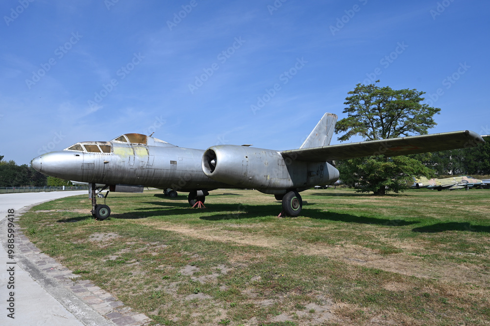 Russian training Jet from the 1940's cold war that was still in service ...