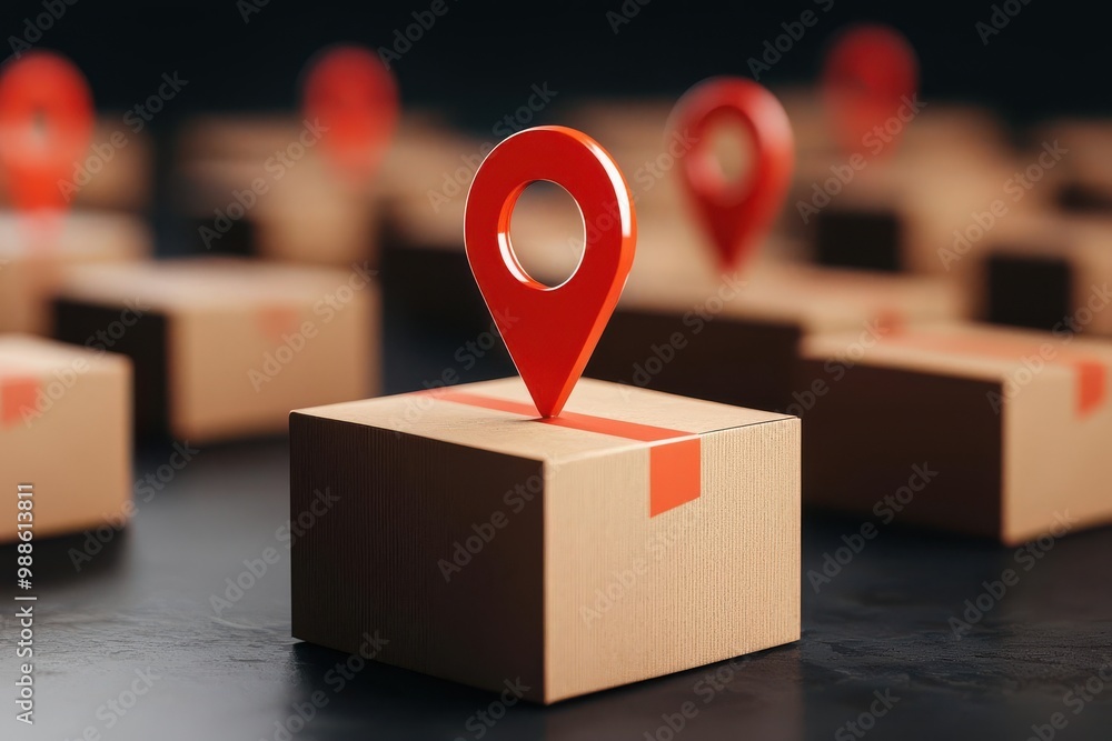 A digital interface showing a real-time inventory map, symbolizing ...