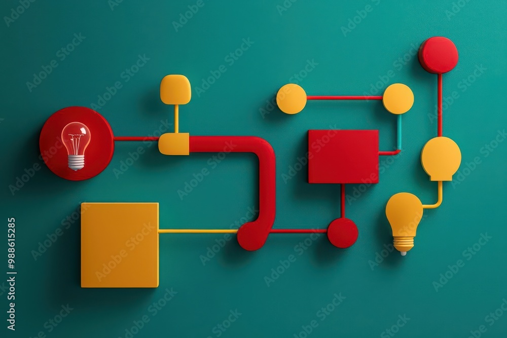 Creative representation of a crisis flowchart showing key steps and ...