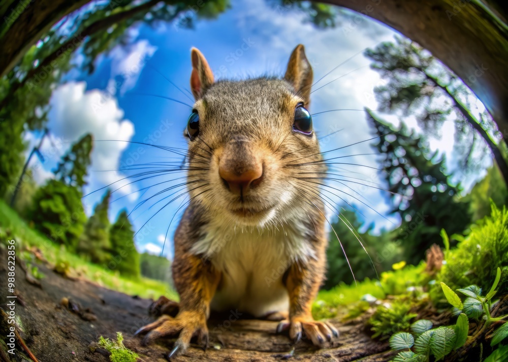 Experience the remarkable life cycle of a squirrel, highlighting its ...