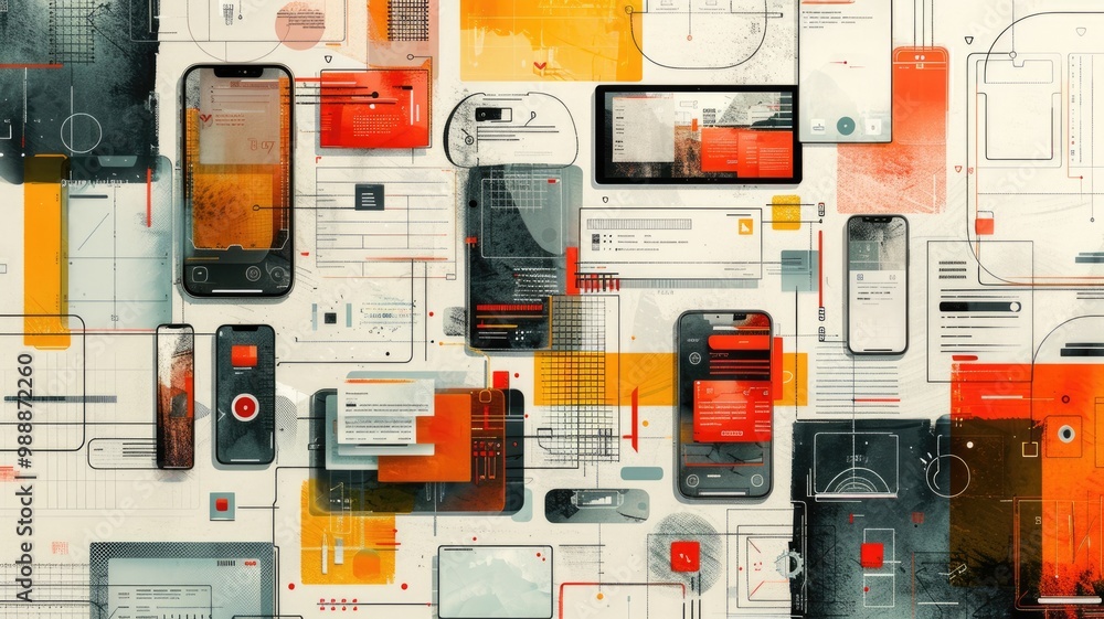 Complex business application website with beautiful infographic design ...