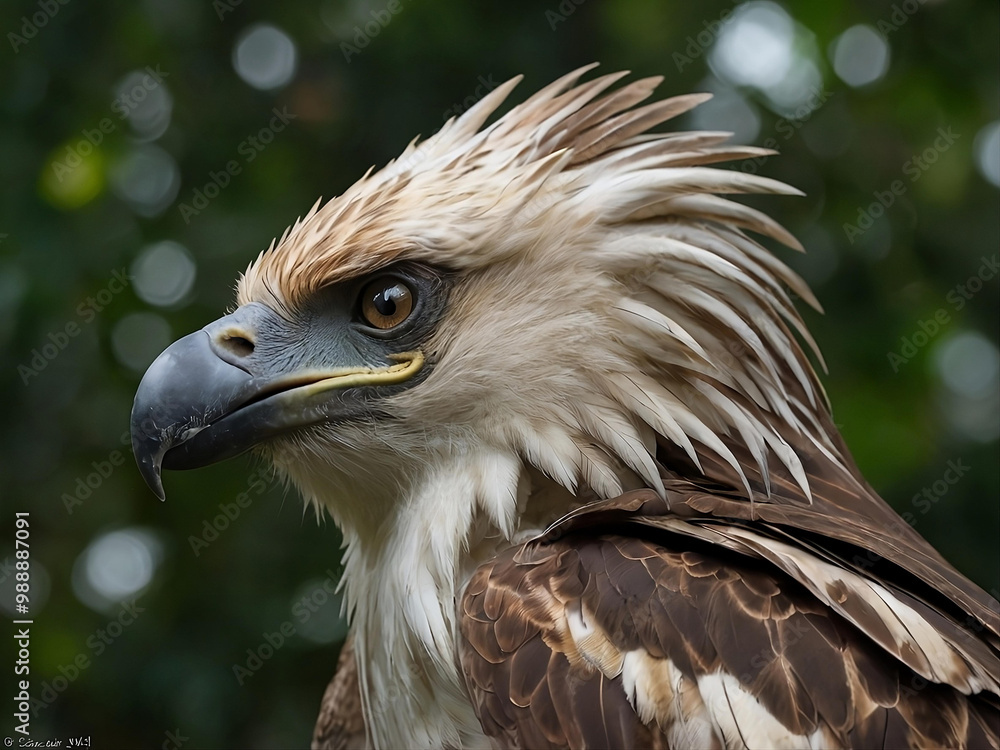 Philippine Eagle (Pithecophaga jefferyi) – One of the largest and rarest eagles, native to the ...