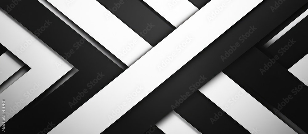 Abstract background featuring diagonal cross lines in a geometric X ...