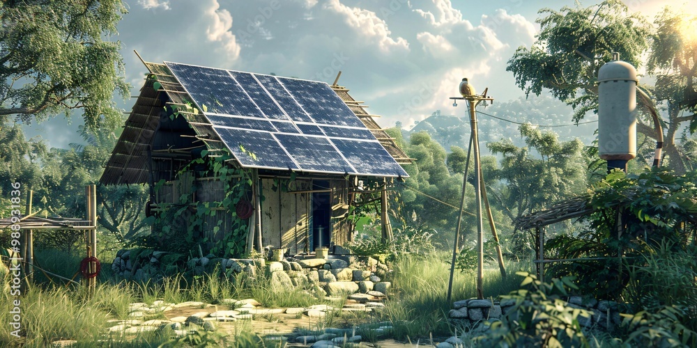 Eco-friendly water purification, village solar water project, solar ...