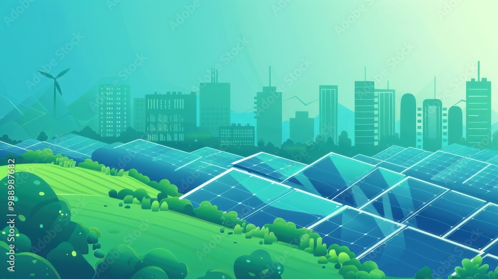 feature a clean and fresh look with blue and green as the main theme ...