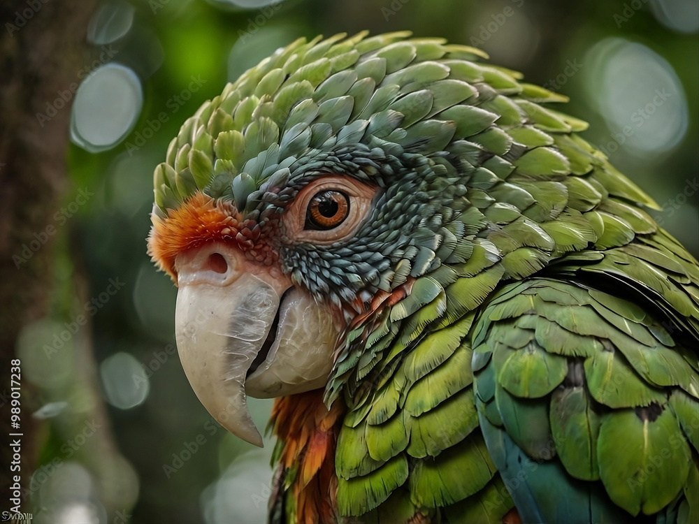 Imperial Amazon (Amazona imperialis) – Found only in the Caribbean ...