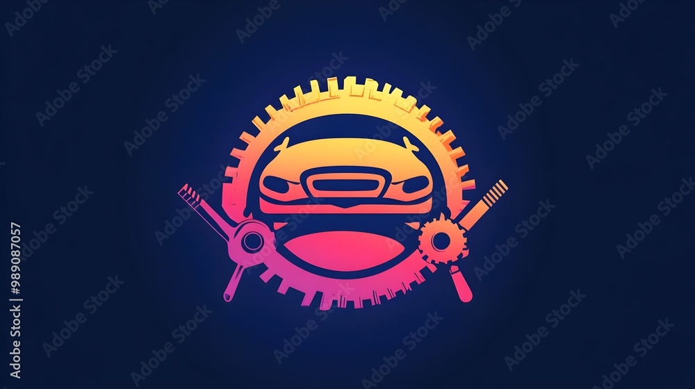 logo, icon for car mechanic. Vector logo design for auto parts and ...
